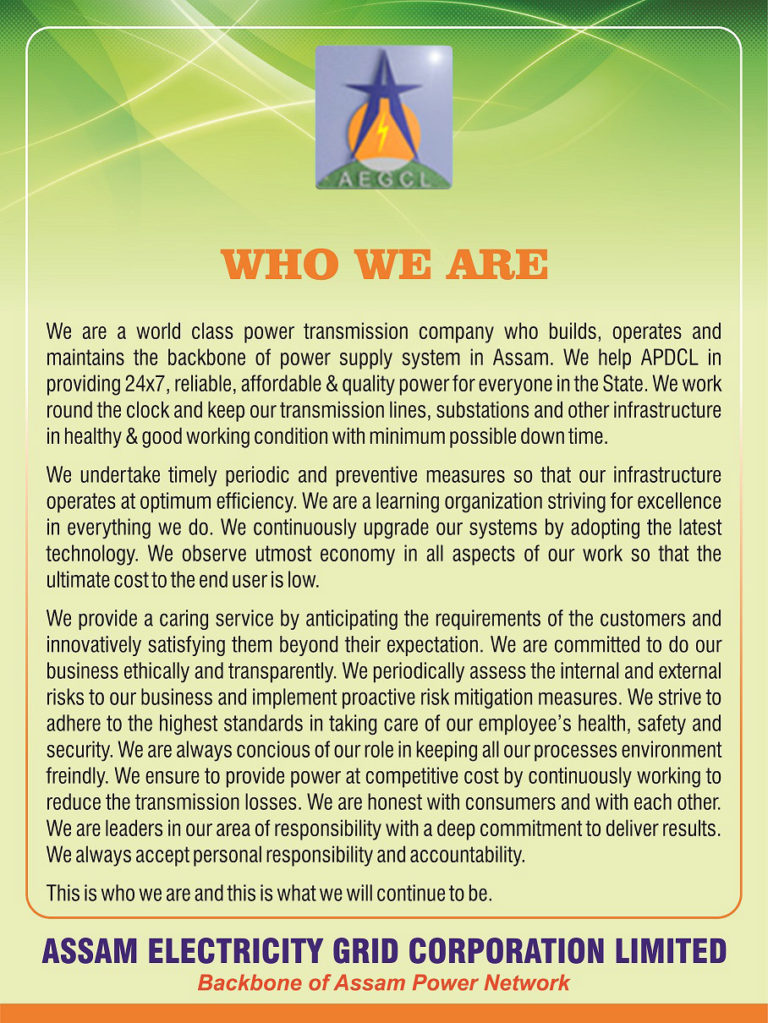 ASSAM ELECTRICITY GRID CORPORATION LIMITED (AEGCL)